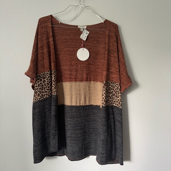 Umgee | Other | Umgee Usa Colorblock Animal Print Kimono Size Small 25 ...